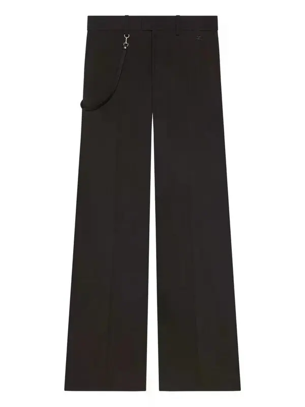 COURREGES Twill Bootcut Trousers