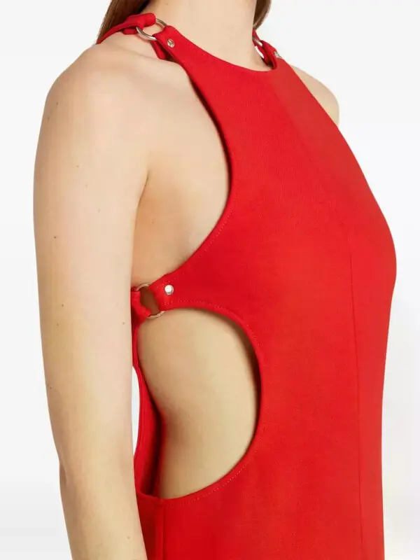 COURREGES Cut-out Detail Sleeveless Dress