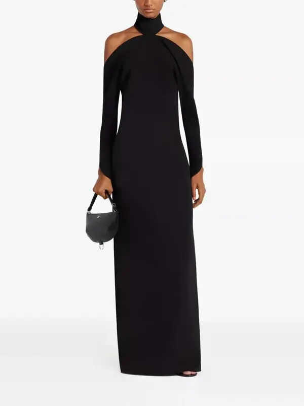 COURREGES Cut-out Long-sleeve Gown