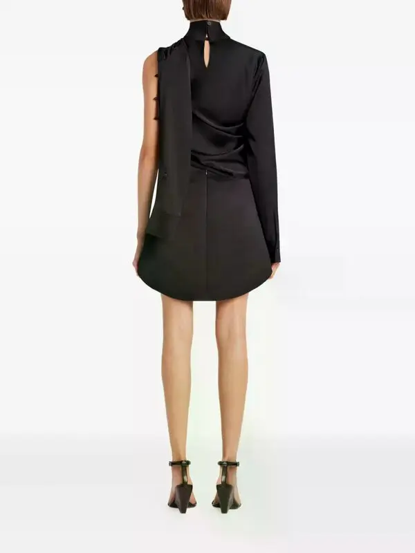 COURREGES Satin Mini Skirt