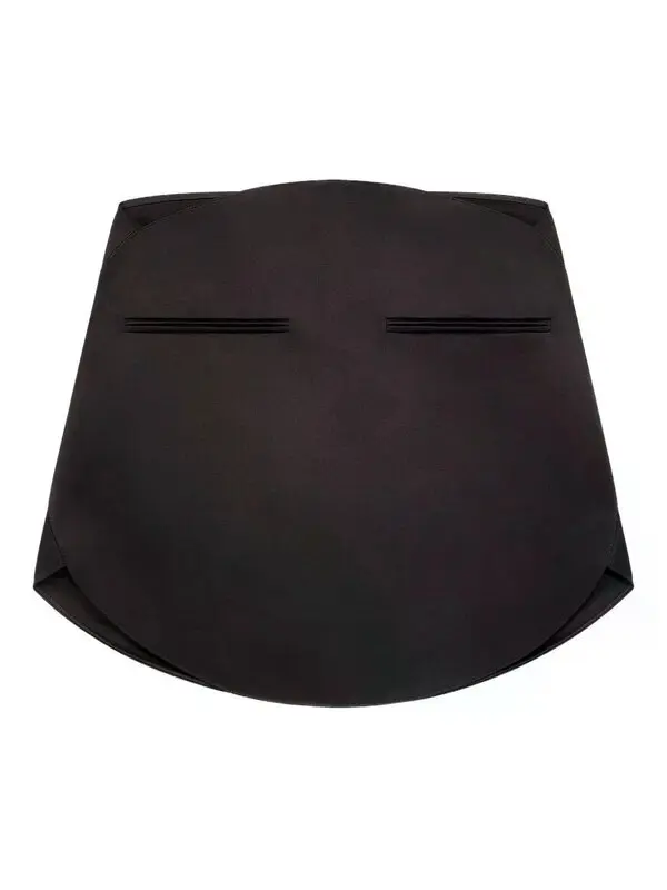 COURREGES Satin Mini Skirt