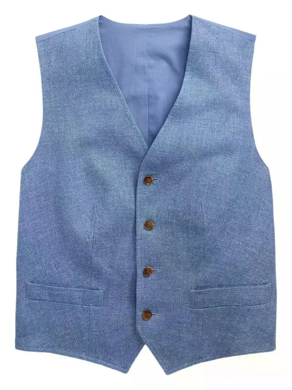 Polo Ralph Lauren Button-up Waistcoat - Blue