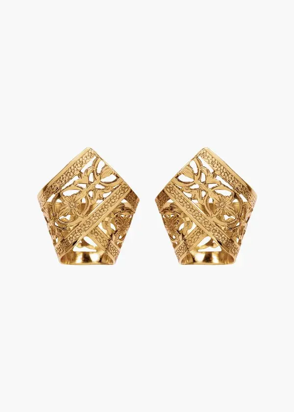 JENNIFER BEHR X Léanne Ansar Jeannine Hoop Earrings - Gold