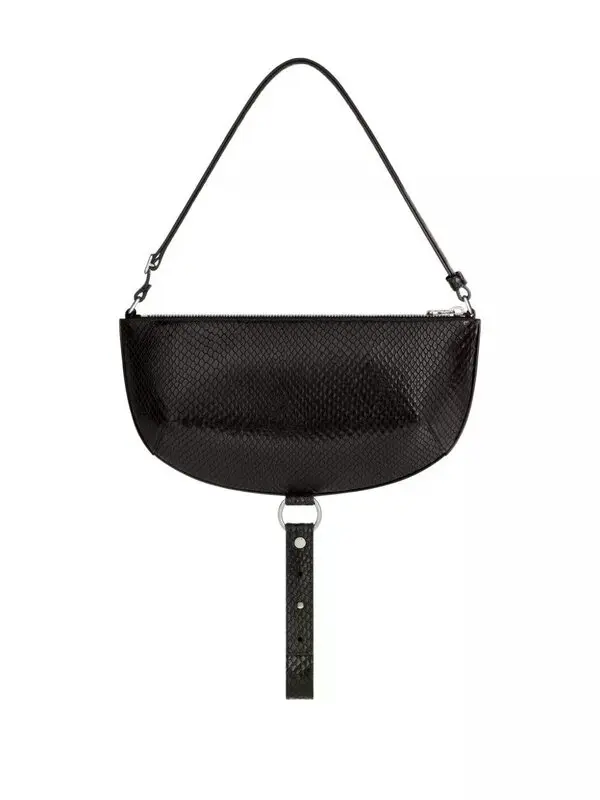 COURREGES Holy Eclipse Leather Shoulder Bag