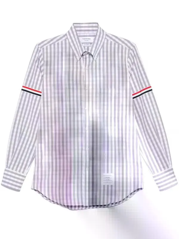 Thom Browne Checked Shirt - Grey