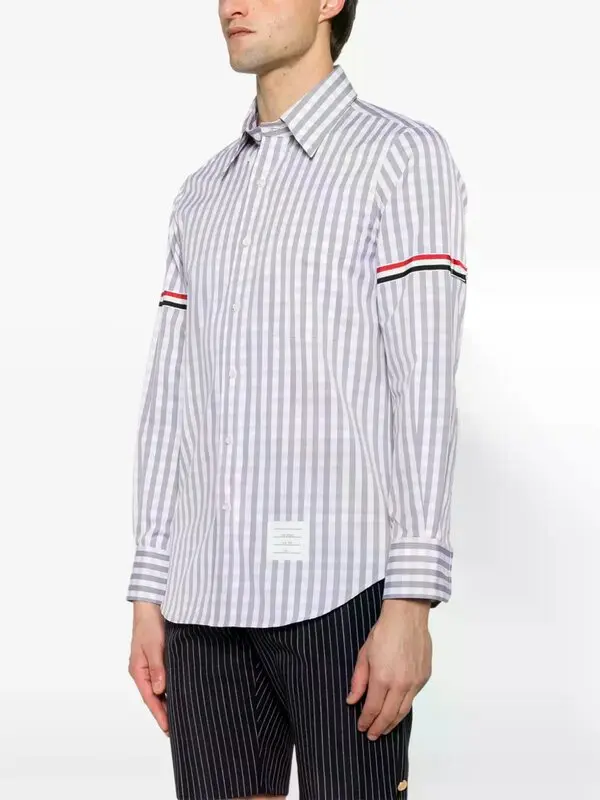 Thom Browne Checked Shirt - Grey