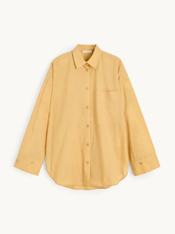 BY MALENE BIRGER Derris Shirt - Light Camel