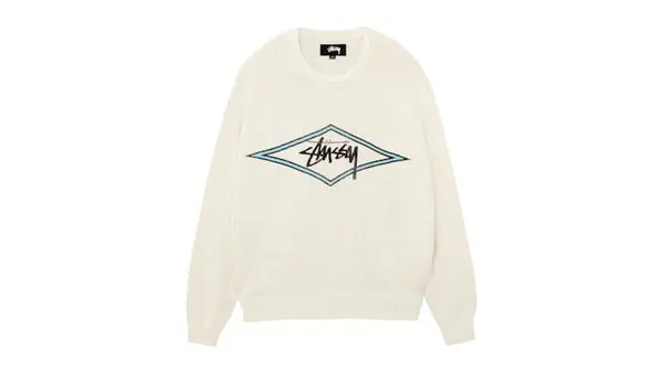 StÜssy Surf Team Sweater - Ivory