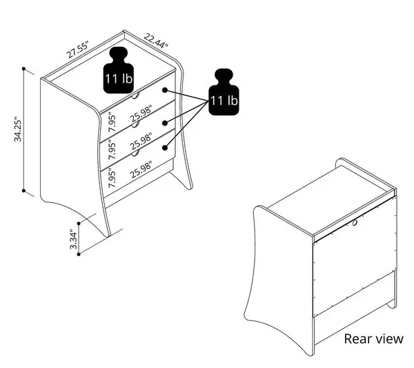 MANHATTAN Comfort Coney Dresser