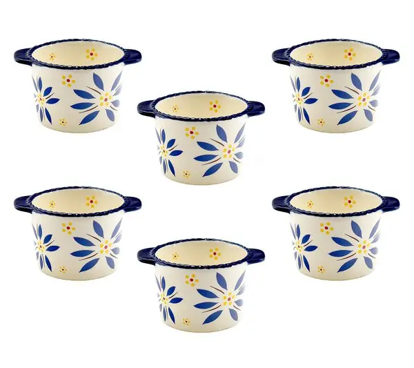 TEMP-TATIONS Old World Set Of 6oz Mini Cups - One-color
