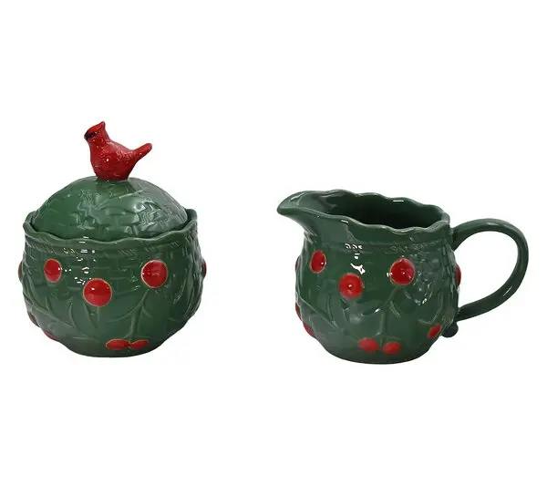 TEMP-TATIONS Seasonal Cream And Sugar Set - One-color