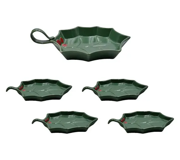TEMP-TATIONS Nostalgic Seasonal 5-piece Appetizer Set - One-color