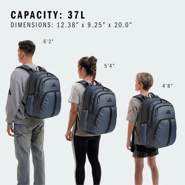 Adidas Prime 7 Backpack - Bold Onix / Black