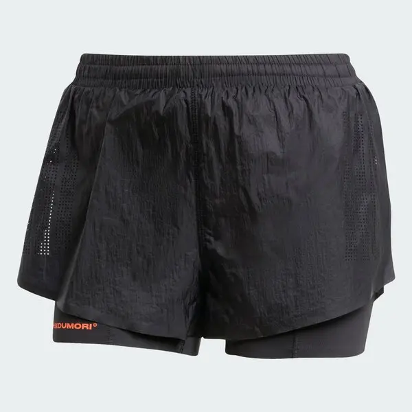Adidas X Hermanos Koumori 2-in-1 Running Shorts - Black
