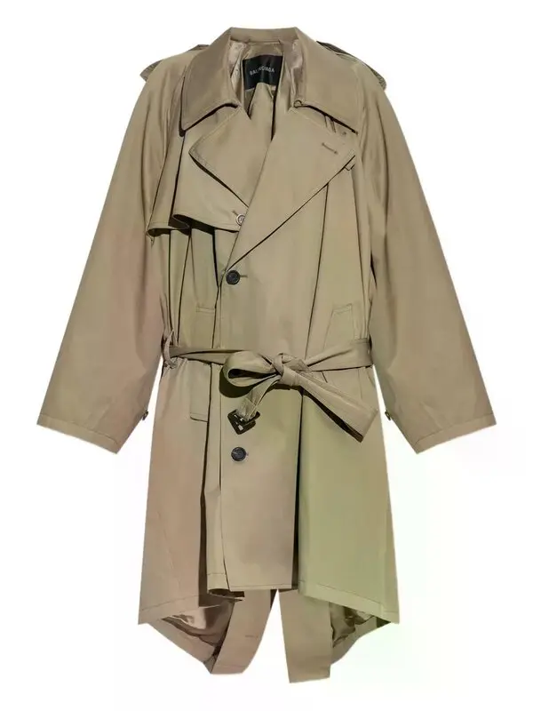 Balenciaga Belted Single-breasted Trench Coat