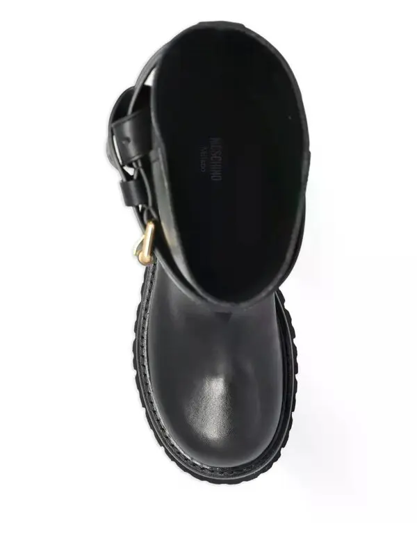 Moschino Buckle-strap Boots