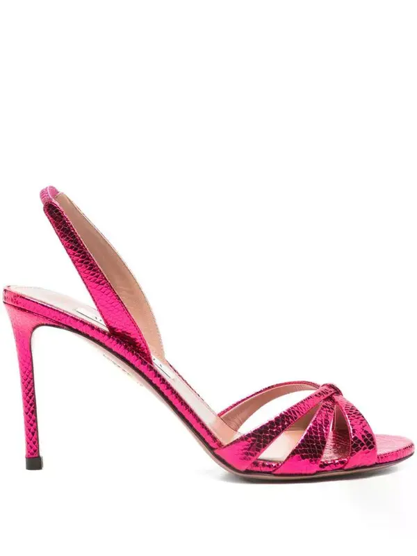 AQUAZZURA Tati 85mm Slingback Sandals - Pink