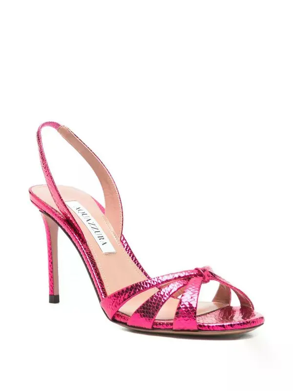 AQUAZZURA Tati 85mm Slingback Sandals - Pink