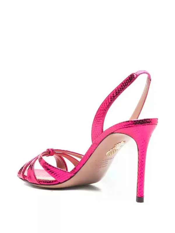 AQUAZZURA Tati 85mm Slingback Sandals - Pink