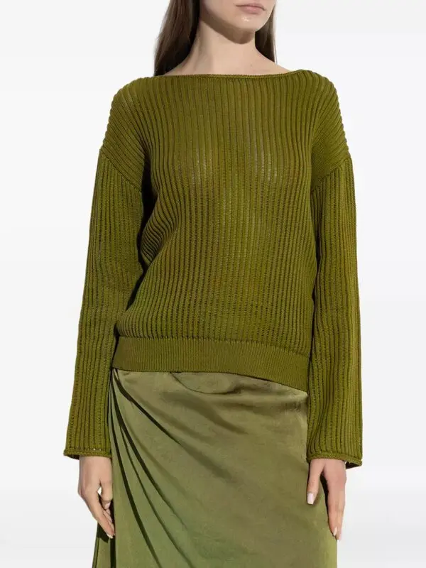 Theory Ribbed Pima Cotton Sweater