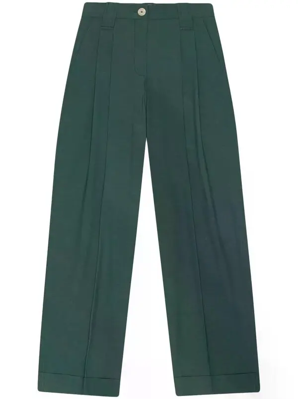 GANNI Pleat-detail Trousers