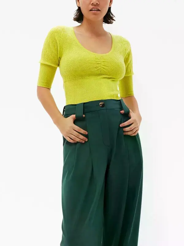 GANNI Pleat-detail Trousers