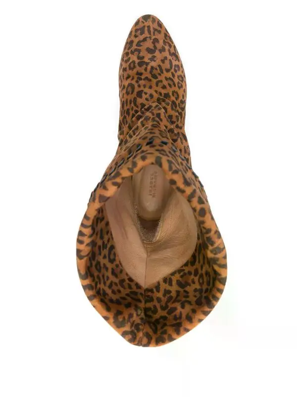 Isabel Marant Étoile 55mm Dalby Leopard Print Boots