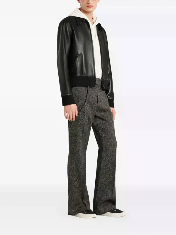 COURREGES Bootcut Trousers With Strap Detail