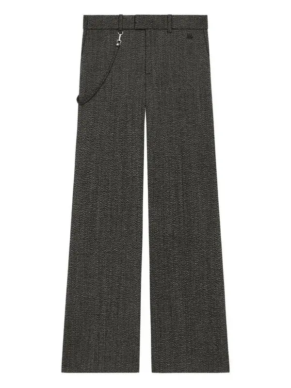 COURREGES Bootcut Trousers With Strap Detail