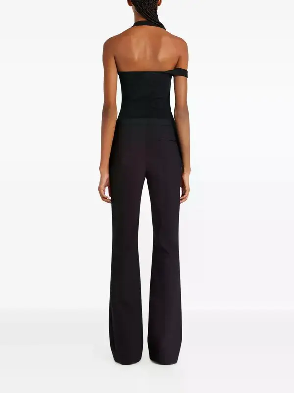 COURREGES Asymmetric Strap Tank Top - Black