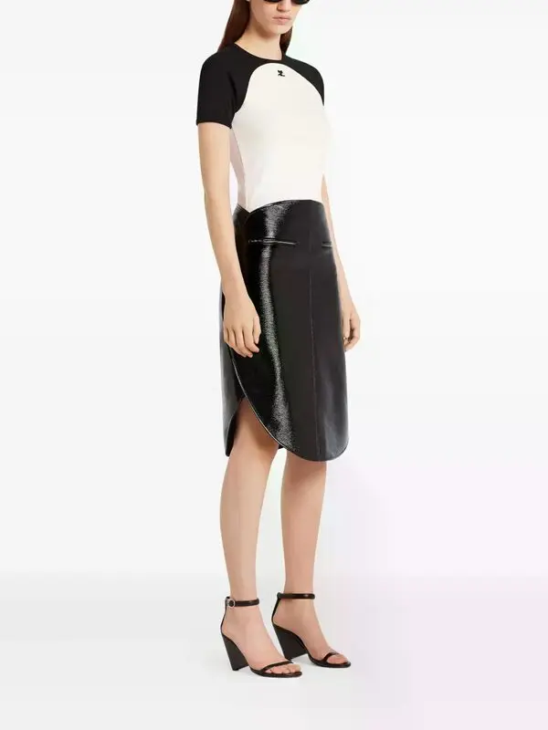 COURREGES High-waisted Skirt
