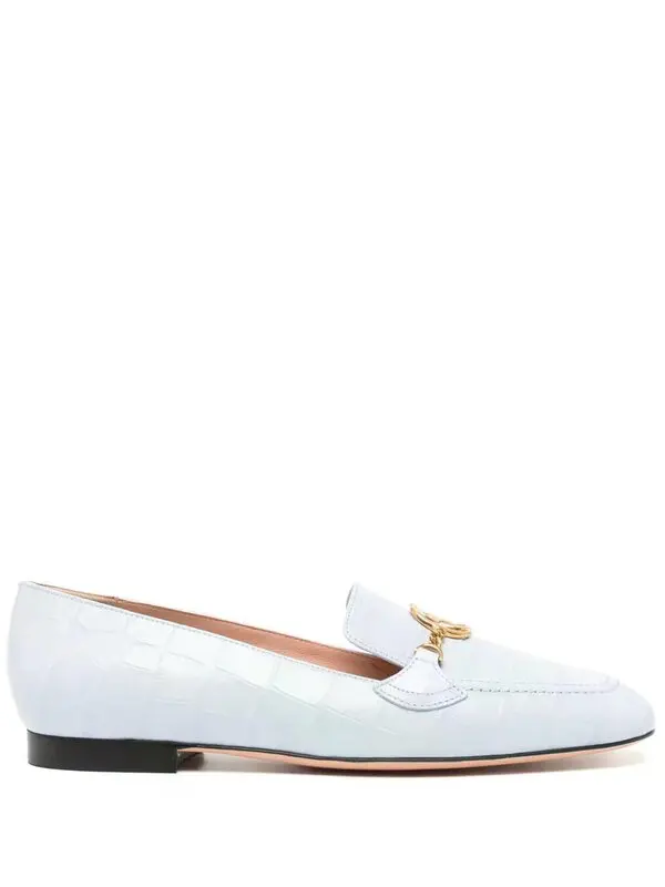 Bally Logo-plaque Leather Loafers
