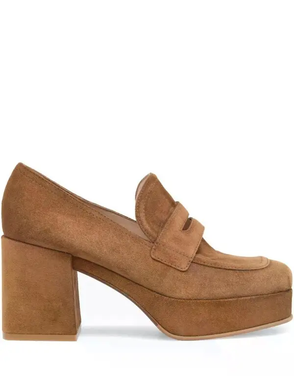 GIANVITO ROSSI Rouen Platform Loafers