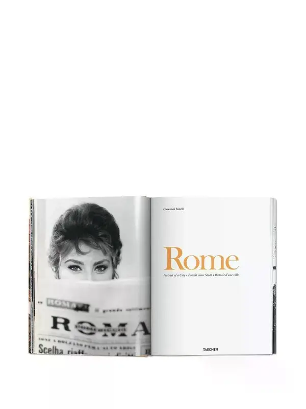 TASCHEN Rome: Portrait Of A City Book - Brown