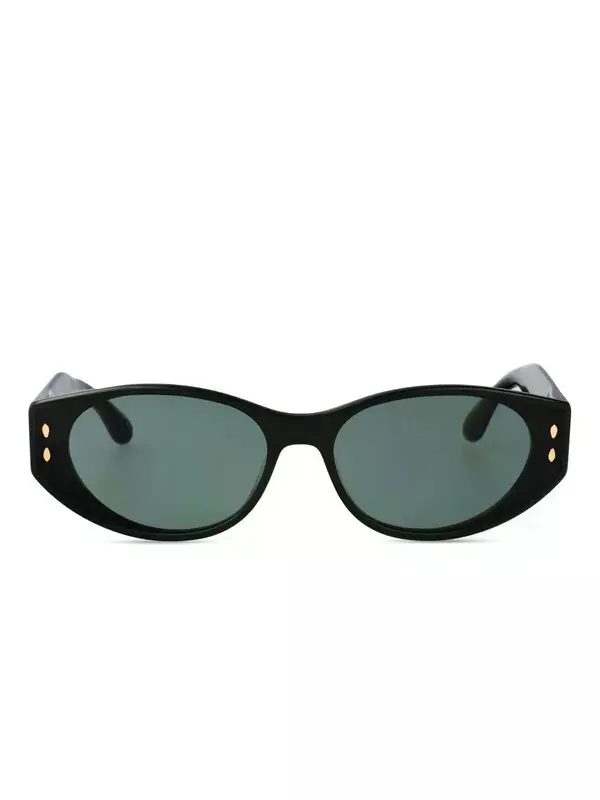 Isabel Marant Oval-frame Sunglasses - Black