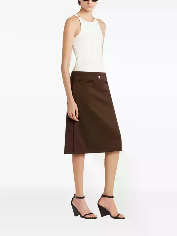 COURREGES Sleeveless Top - White