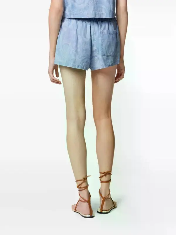 Versace Barocco Jacquard Chambray Boxer Shorts