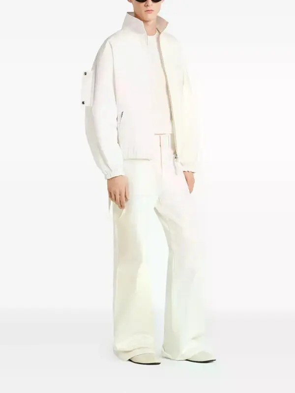 COURREGES Zippered Cropped Jacket