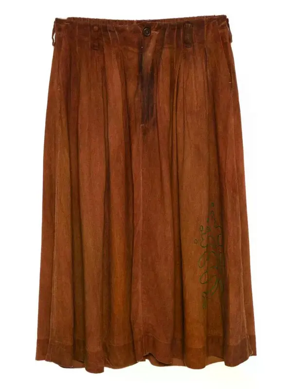KINYAN LAM Pleated Midi Skirt