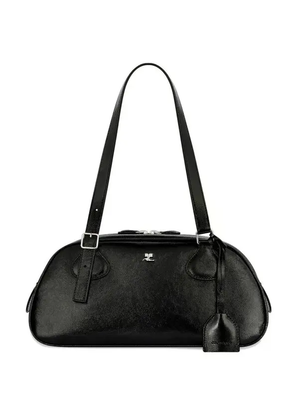 COURREGES Leather Shoulder Bag