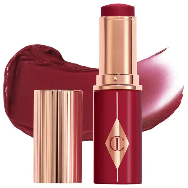 Charlotte Tilbury Unreal Lip + Cheek Glow Blush Stick With Hyaluronic Acid - Berry Glow