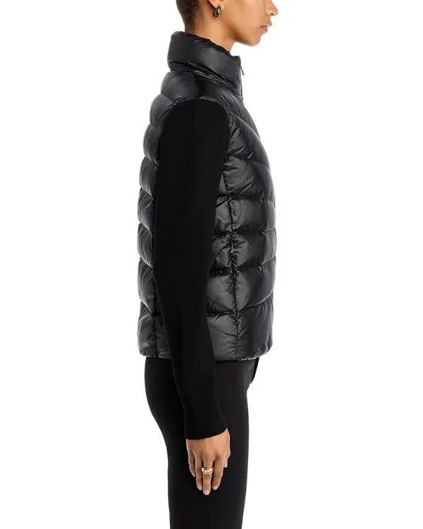Moncler Cardigan Puffer Jacket - Black