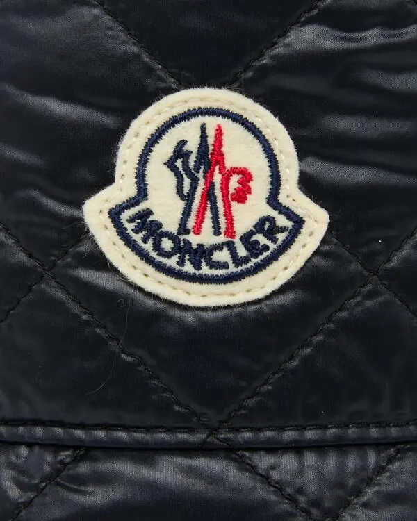 Moncler Logo Bucket Hat - Navy