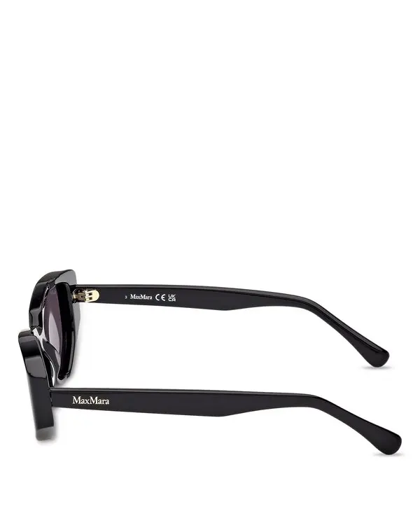 Max Mara Round Sunglasses - Black/smoke