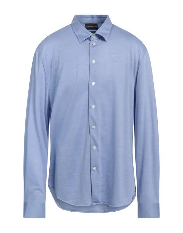 Emporio Armani Shirt Size Virgin Wool, Lyocell