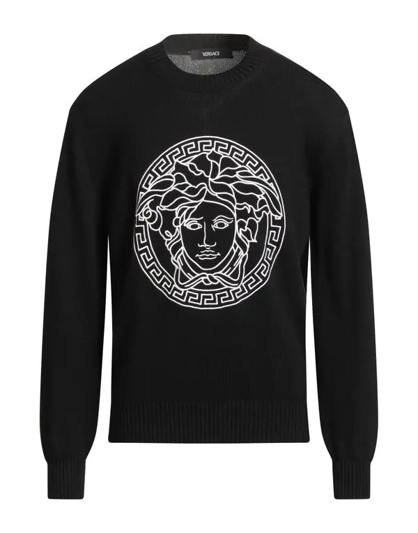 Versace Sweater In Cotton, Viscose, And Polyester
