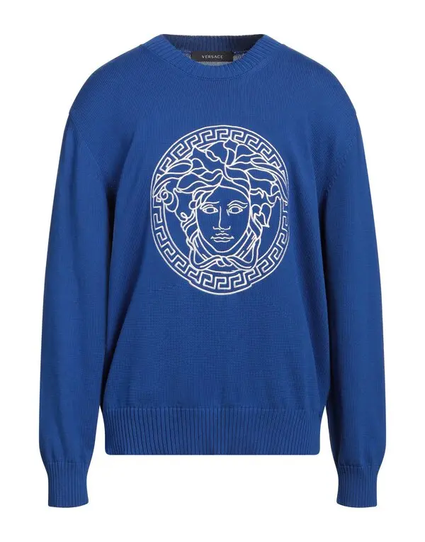 Versace Sweater In Cotton, Viscose, And Polyester