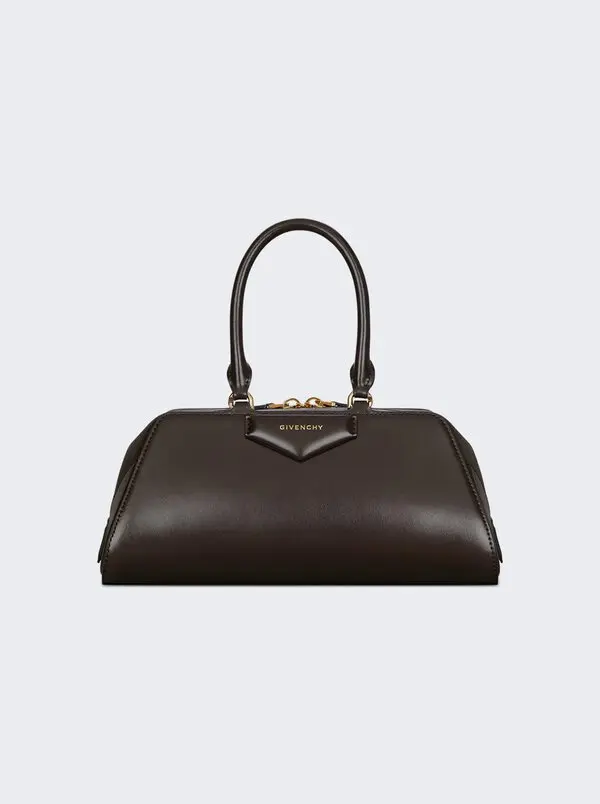 Givenchy Antigona East West Small Handheld Bag - Chocolate
