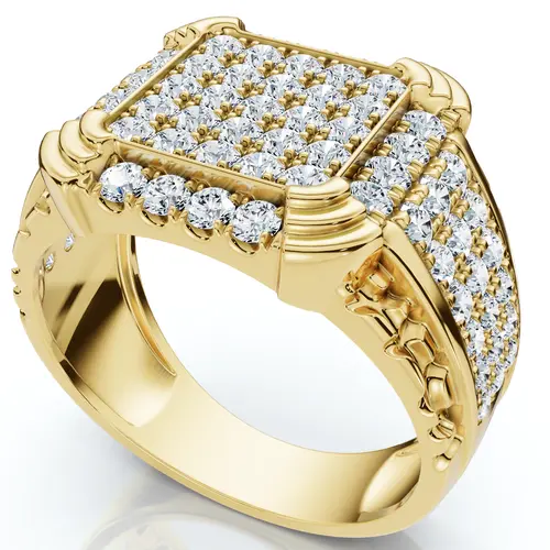BLISS DIAMOND 2ct Diamond 14k Gold Ring - 14k Yellow Gold