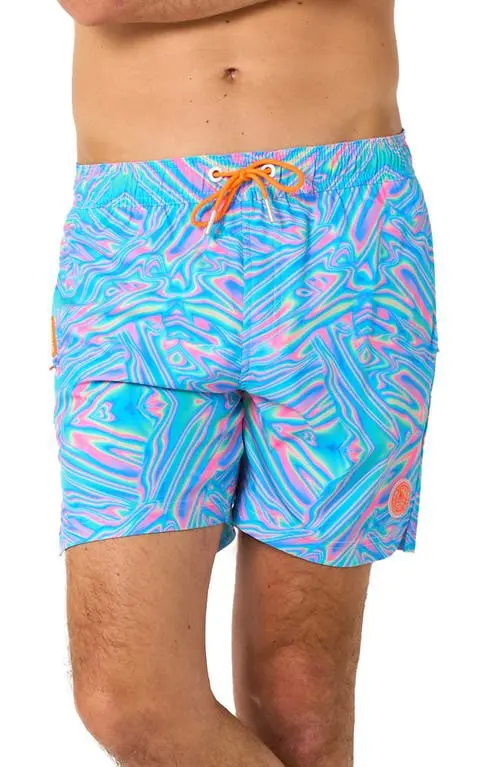 Opposuits Holoperfect Hero Stretch Swim Trunks - Blue Multi